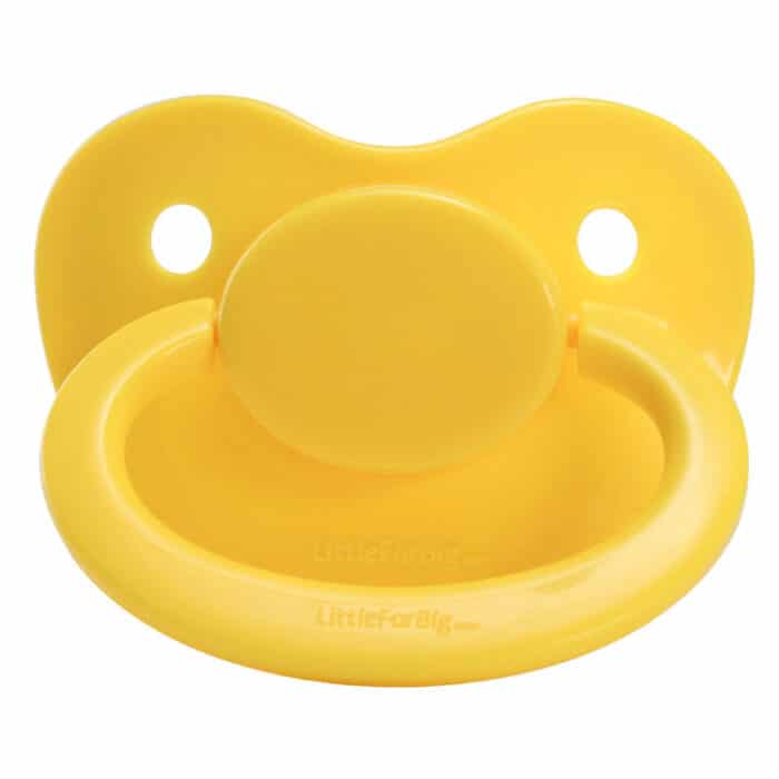Generation 1 Adult Sized Yellow Pacifier - LittleForBig Cute & Sexy ...