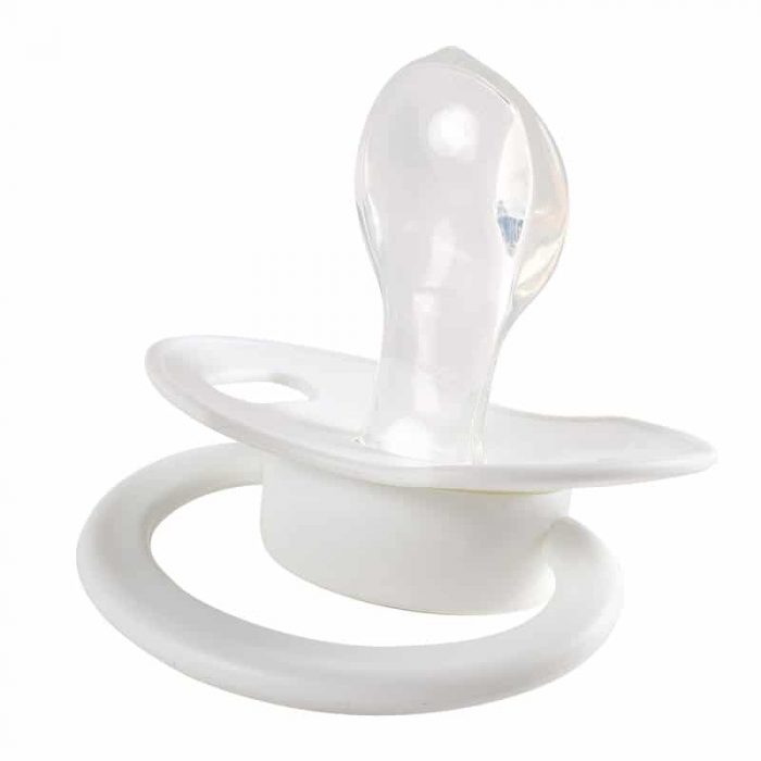 GEN-II Adult Sized White Pacifier - LittleForBig Cute & Sexy Products