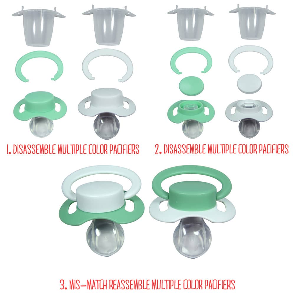 GEN-II Adult Sized Black Pacifier - LittleForBig Cute & Sexy Products