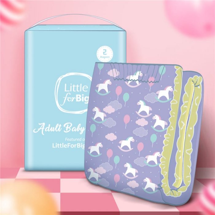 Little Fantasy Adult Diapers 2 Pieces Sample Pack - LittleForBig Cute ...