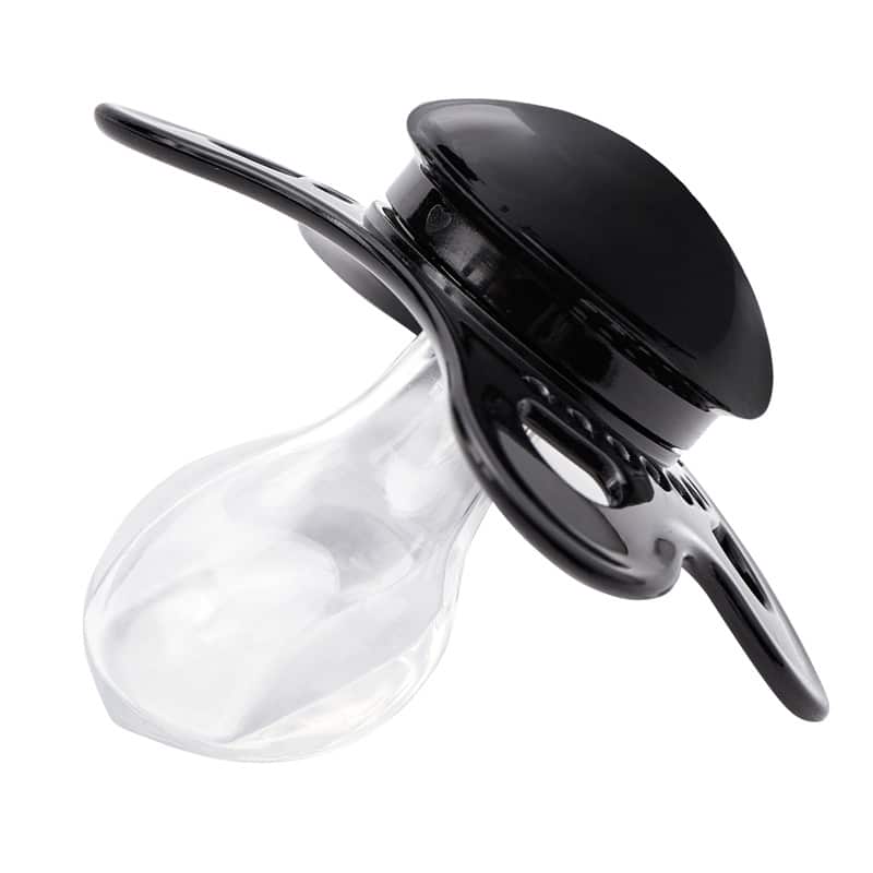 GEN-3 Single Adult Sized Black Pacifier - LittleForBig Cute & Sexy Products